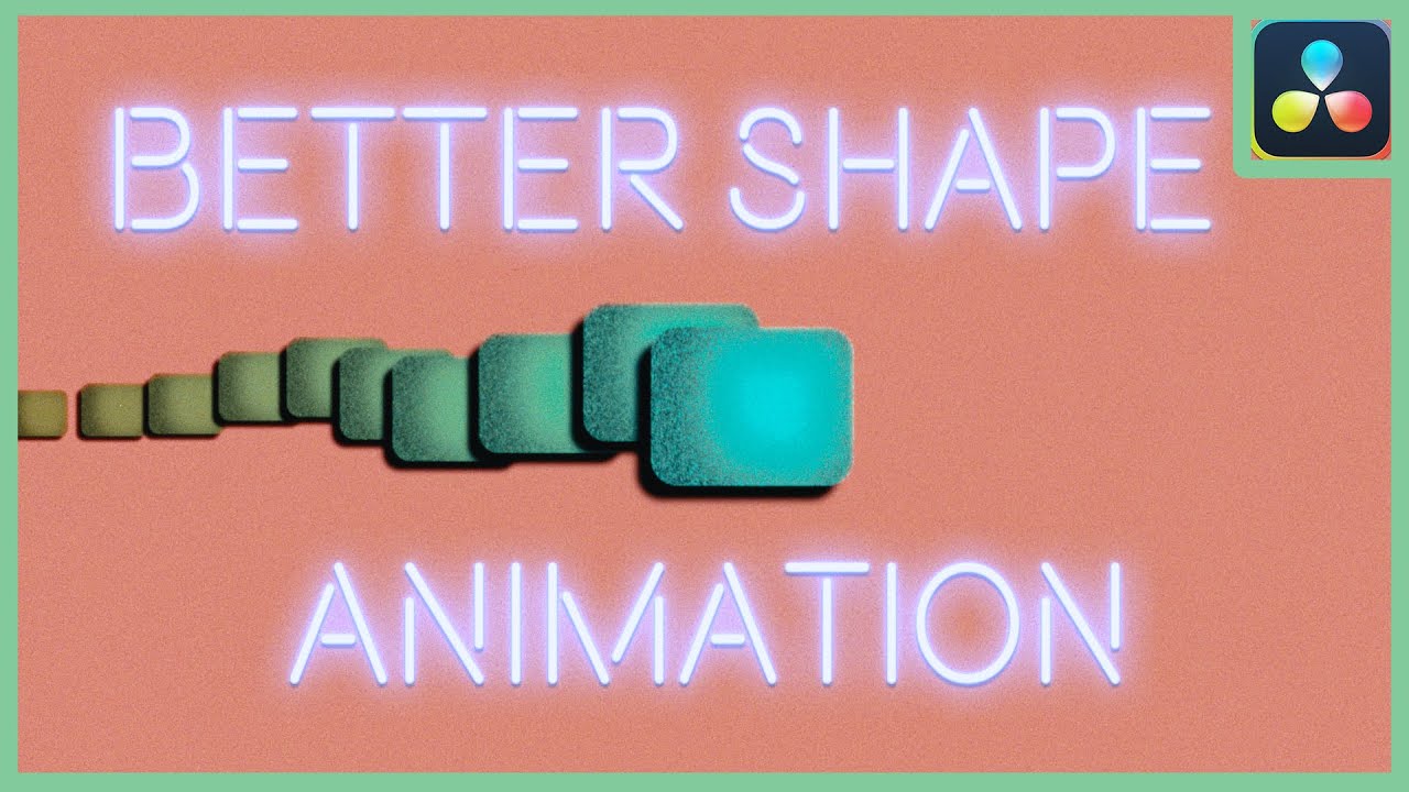 Better Shape Animation | DaVinci Resolve Studio 18 | Reactor - YouTube