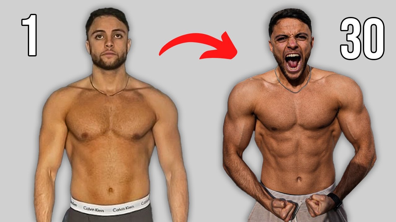 MY INSANE 30 DAY NATURAL BODY TRANSFORMATION - YouTube