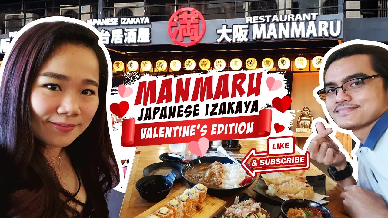 MANMARU JAPANESE IZAKAYA | Valentine's Edition | Usapang LOVE - YouTube