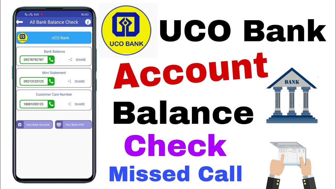 UCO Bank Account Balance Check Online / Uco bank missed call account ...