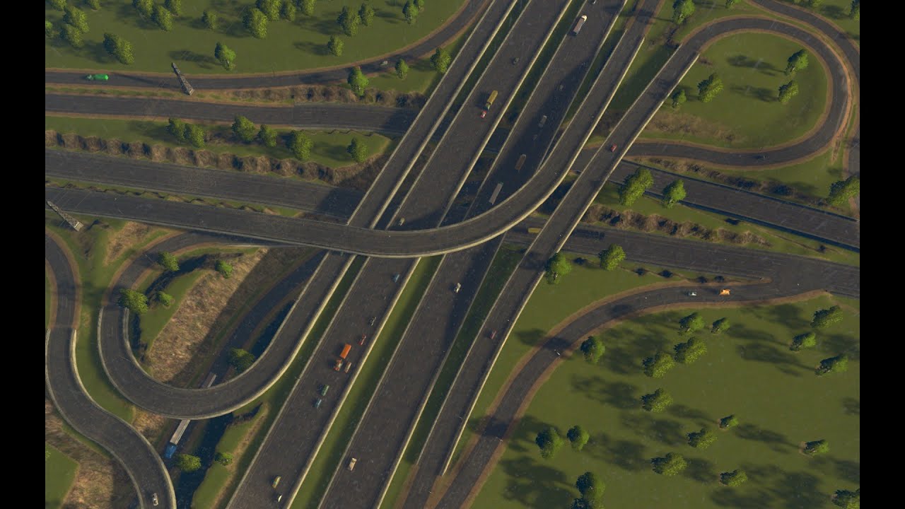 Ending HighWays Cities Skylines - YouTube