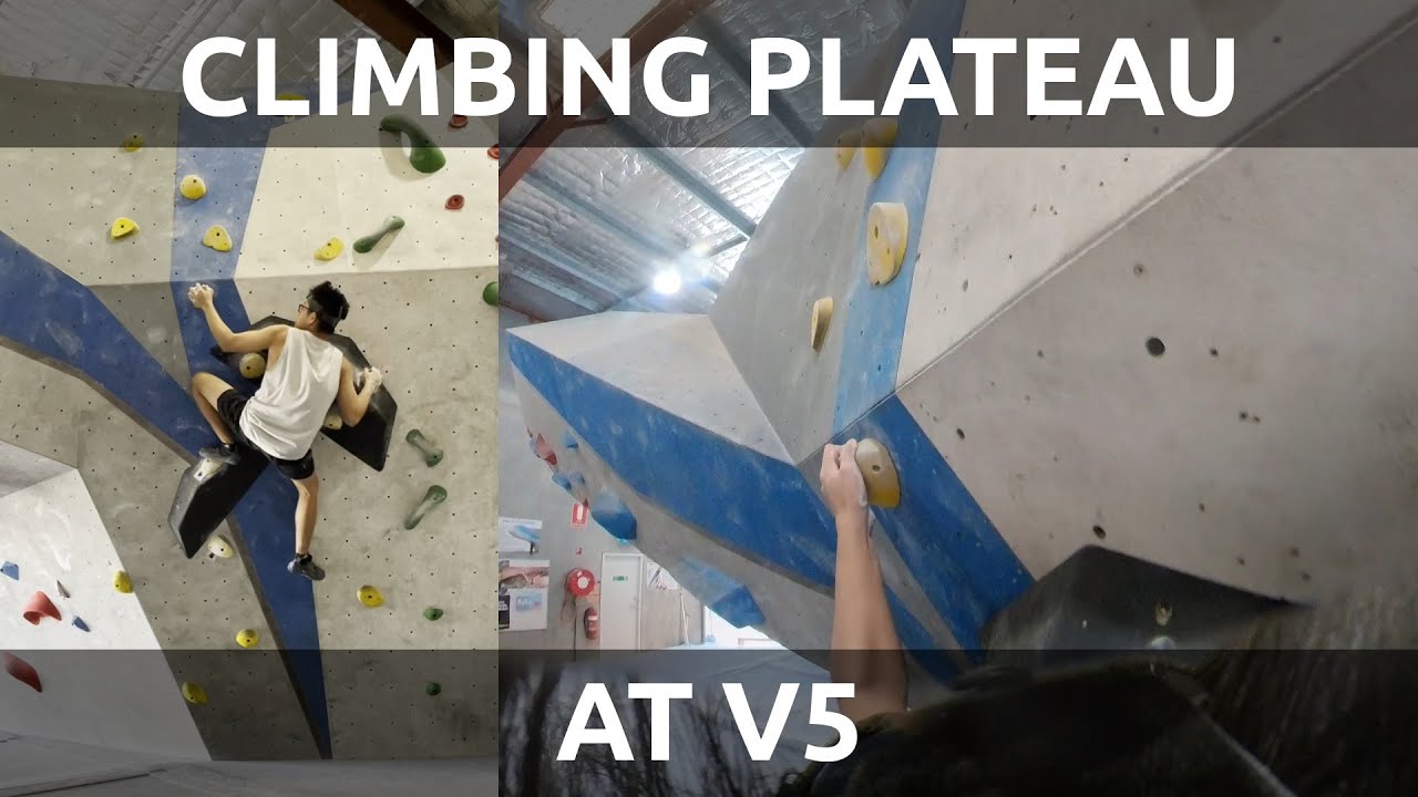 I'm stuck at V5 in climbing... | POV Bouldering Session - YouTube