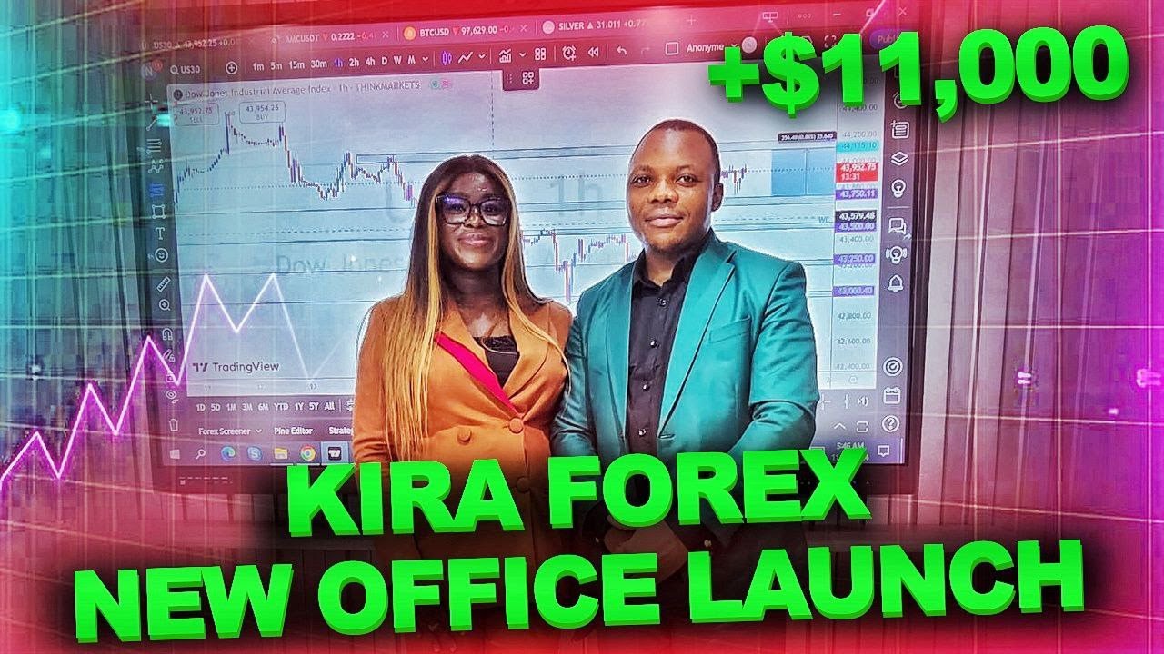$11,000 PROFITS IN A DAY AND I WAS INVITED FOR KIRA FOREX OFFICE LAUCH ...