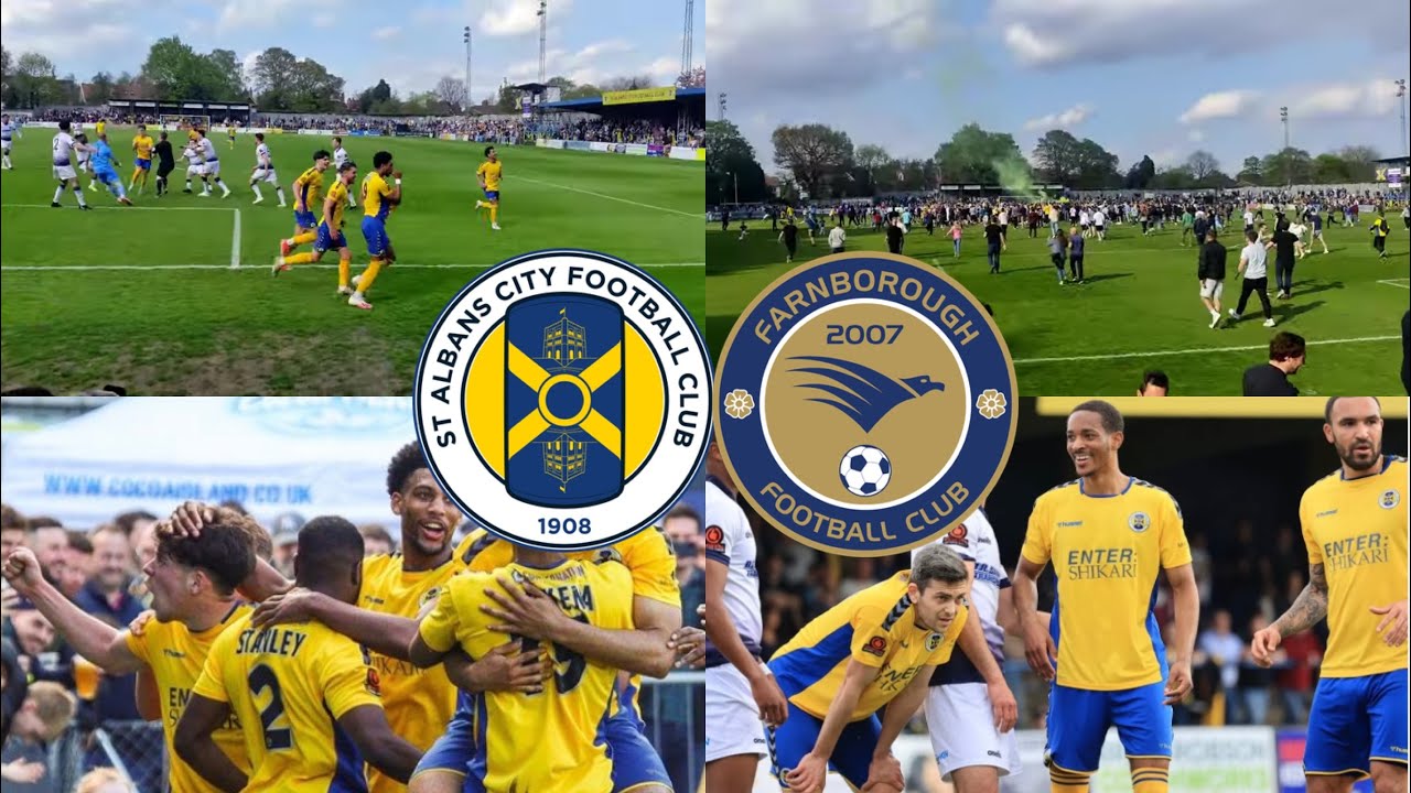 SAINTS SECURE PLAY OFF SPOT ON FINAL DAY! | ST ALBANS CITY VS ...