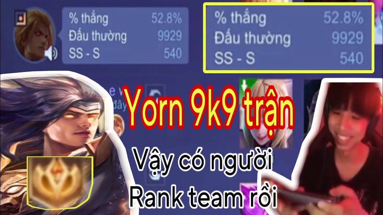 Gặp Your 9k9 Trận | Vậy có người rank team rồi - Hùng bạch kim - YouTube