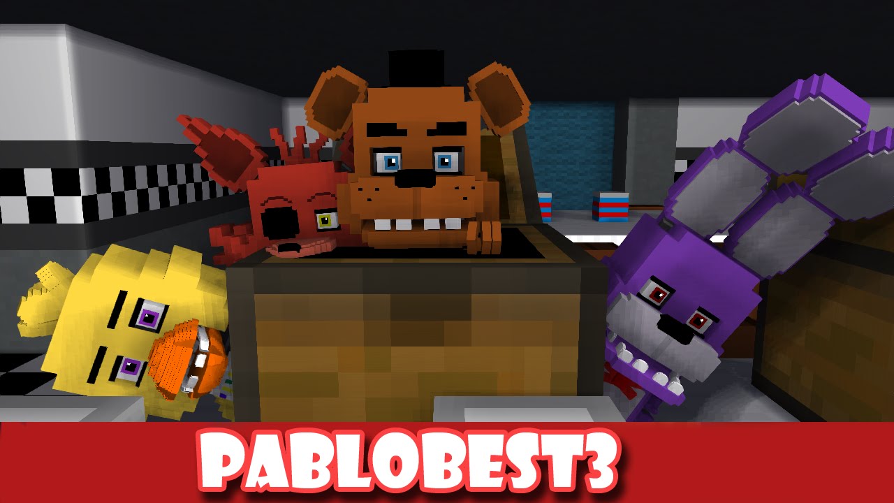 Cute tiny animatronics│Five nights at Freddy´s 1│Minecraft animation ...