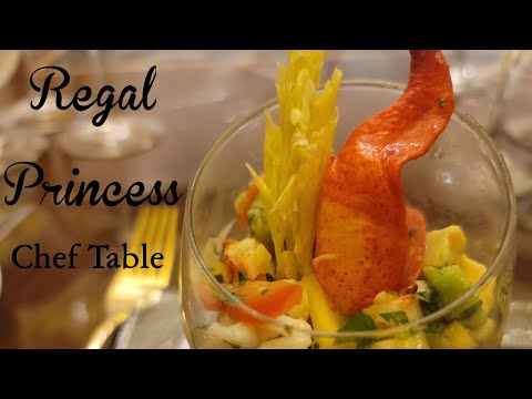 Regal Princess Chef Table - YouTube