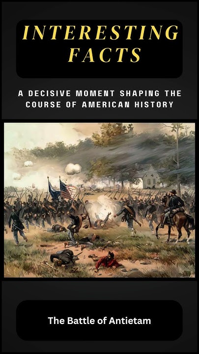 The Battle of Antietam: Turning Point in the Civil War #history - YouTube