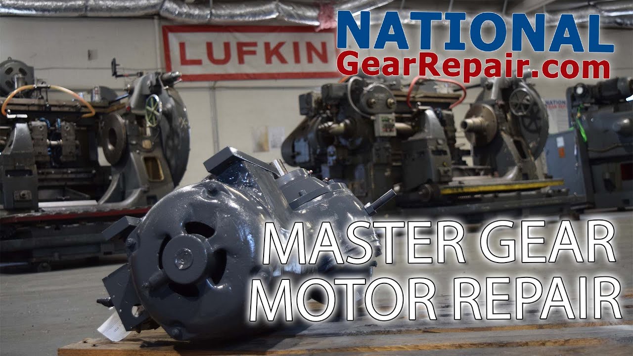 Master Electric Co. Gear Motor Repair - YouTube