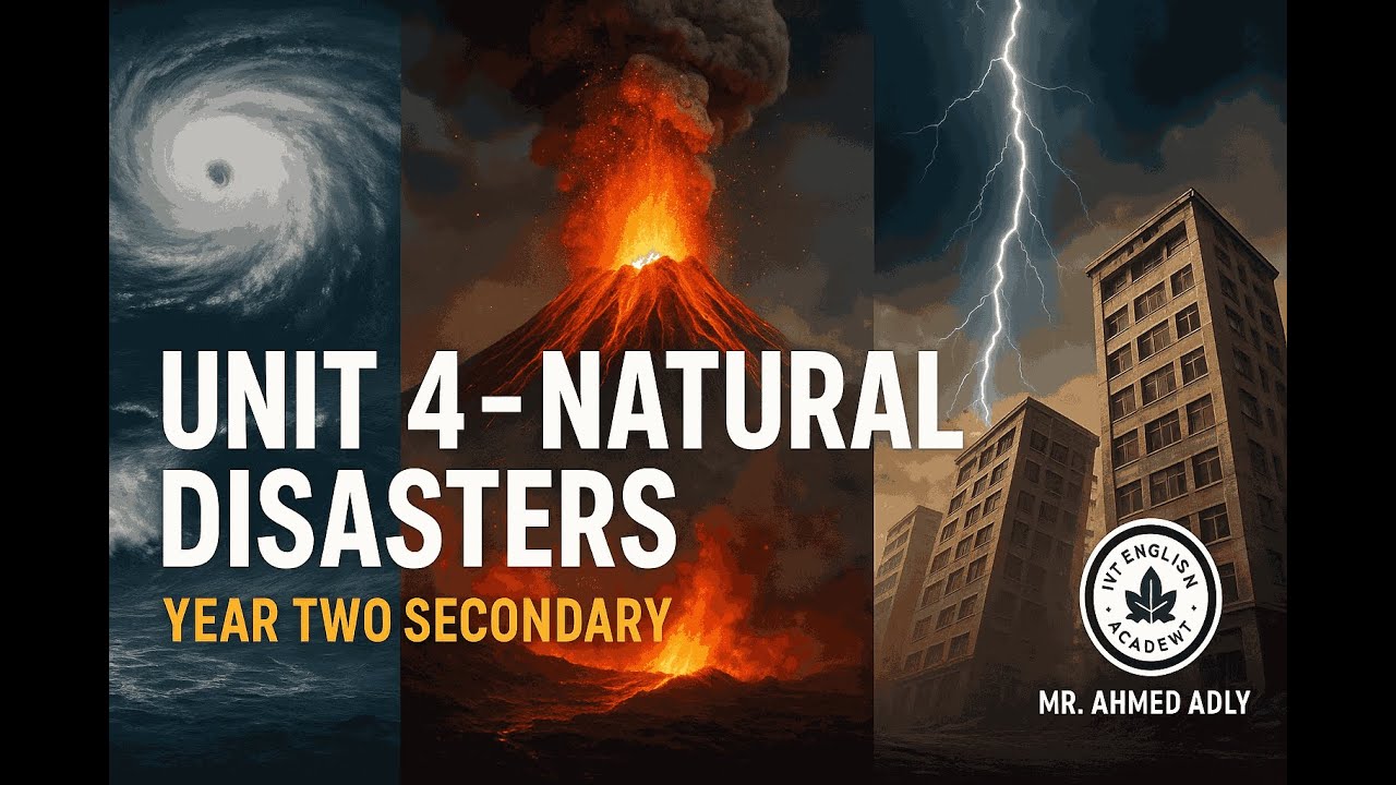 Year Two Secondary – Unit 4 Natural Disasters | /Lesson 1/2/3 Homework ...