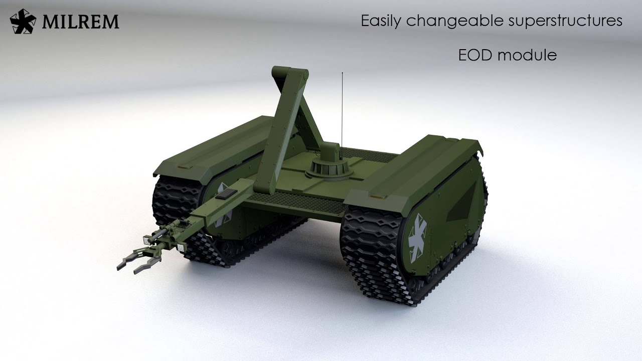 Milrem UGV product video - YouTube
