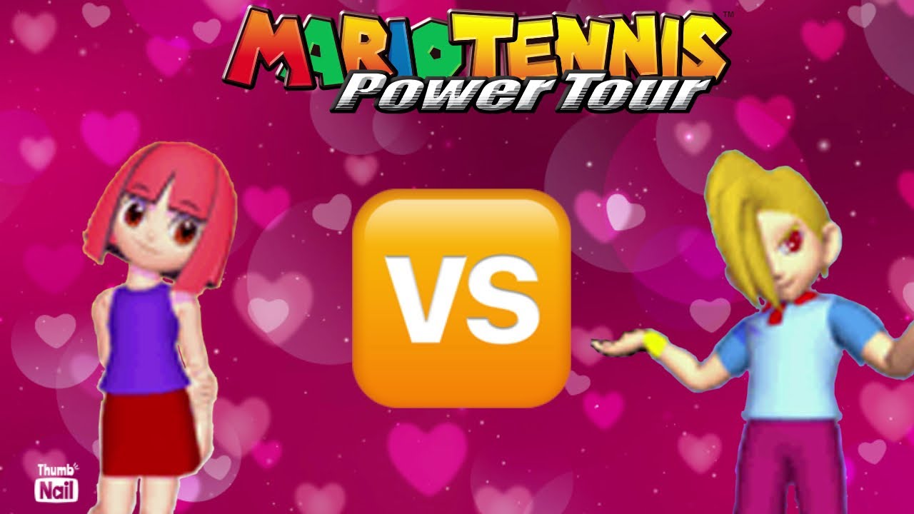 Mario Tennis Power Tour - Kyoko vs Kyle - YouTube