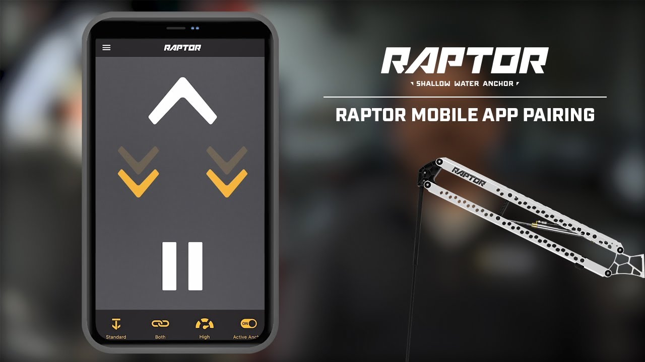How to Pair Raptor™ Shallow Water Anchor Mobile App - YouTube