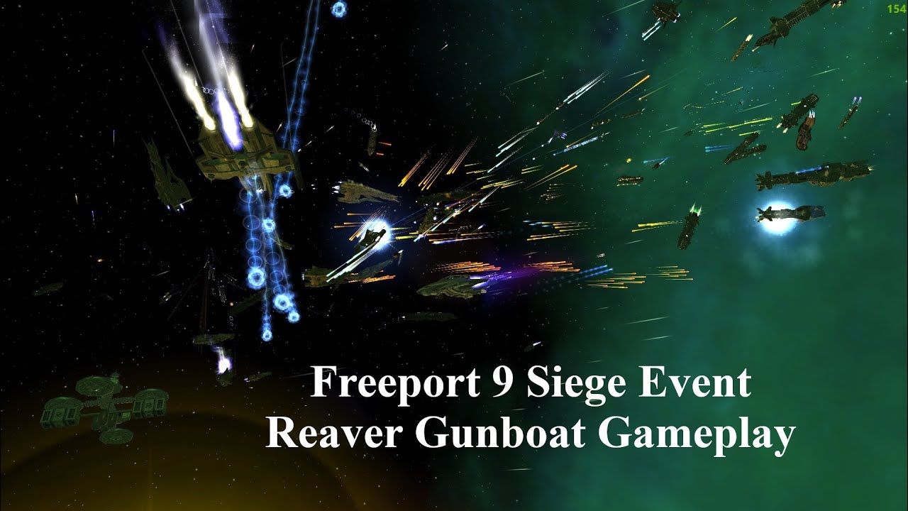 Discovery Freelancer 5.0 Freeport 9 Siege | Reaver Gunboat Gameplay ...