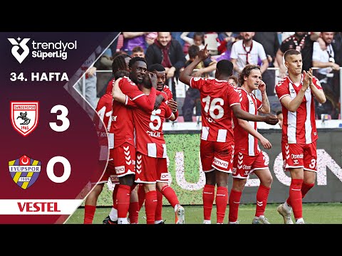 Vestel | Samsunspor (3-0) Eyüpspor - Highlights/Özet | Trendyol Süper Lig - 2024/25