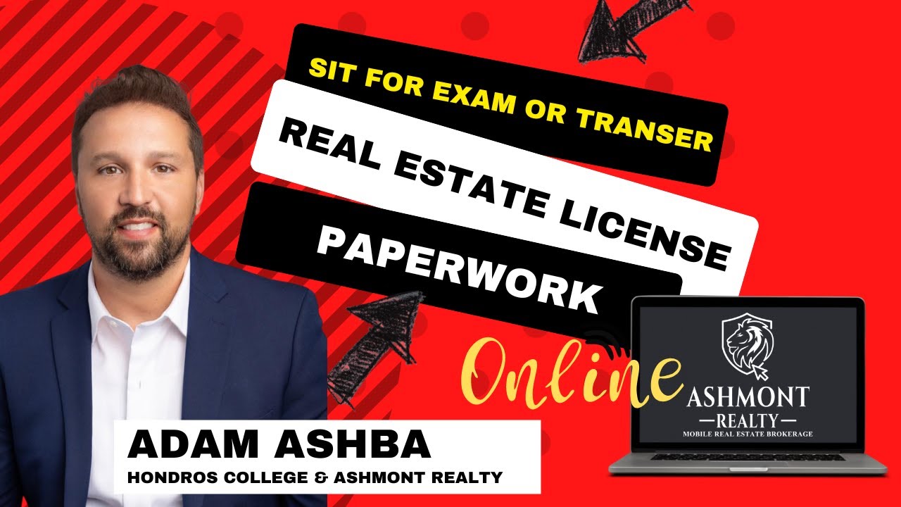 How to electronically process Real Estate License Exam application or ...