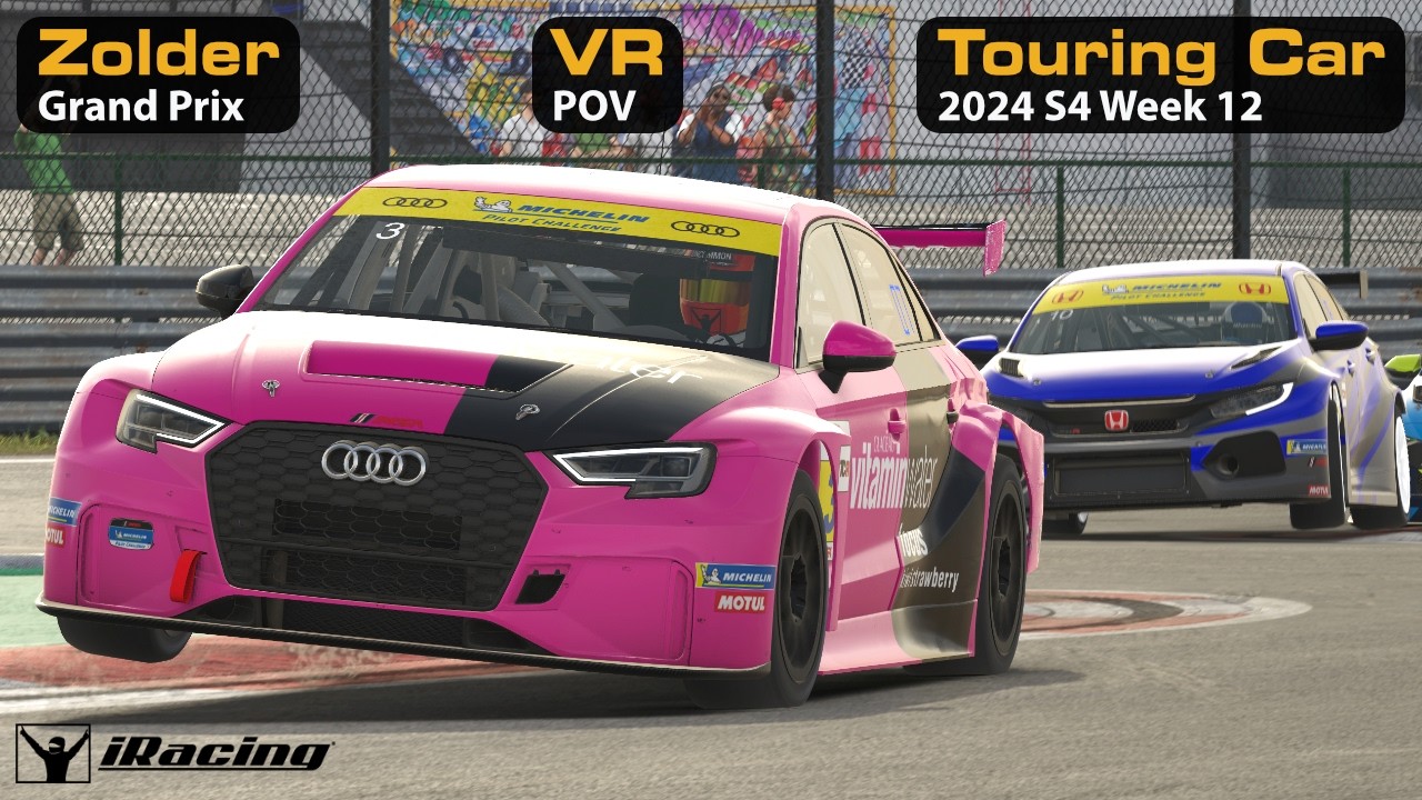 Touring Cars at Circuit Zolder | iRacing in VR - YouTube