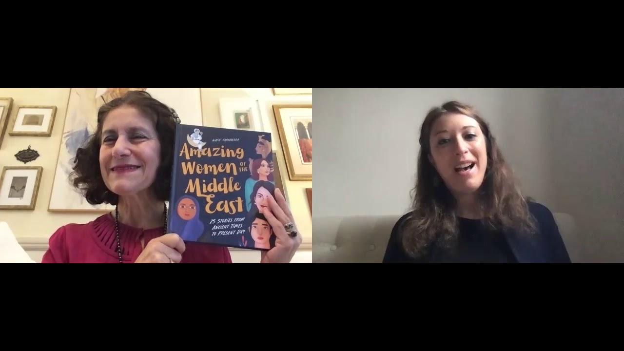 Wafa, author of Amazing Women of the Middle East. Digital book event ...