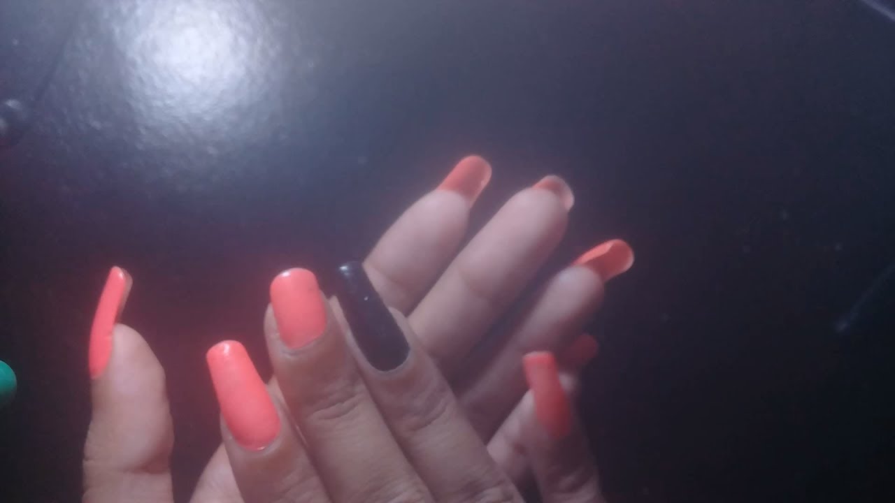 ASMR 💅💔 Removing nail polish from my nails - PART 1 | Broken nails only ...