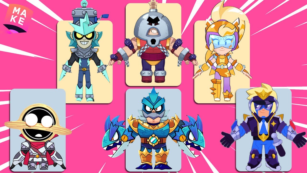 70 Supercell Make Skins In Finalists - YouTube