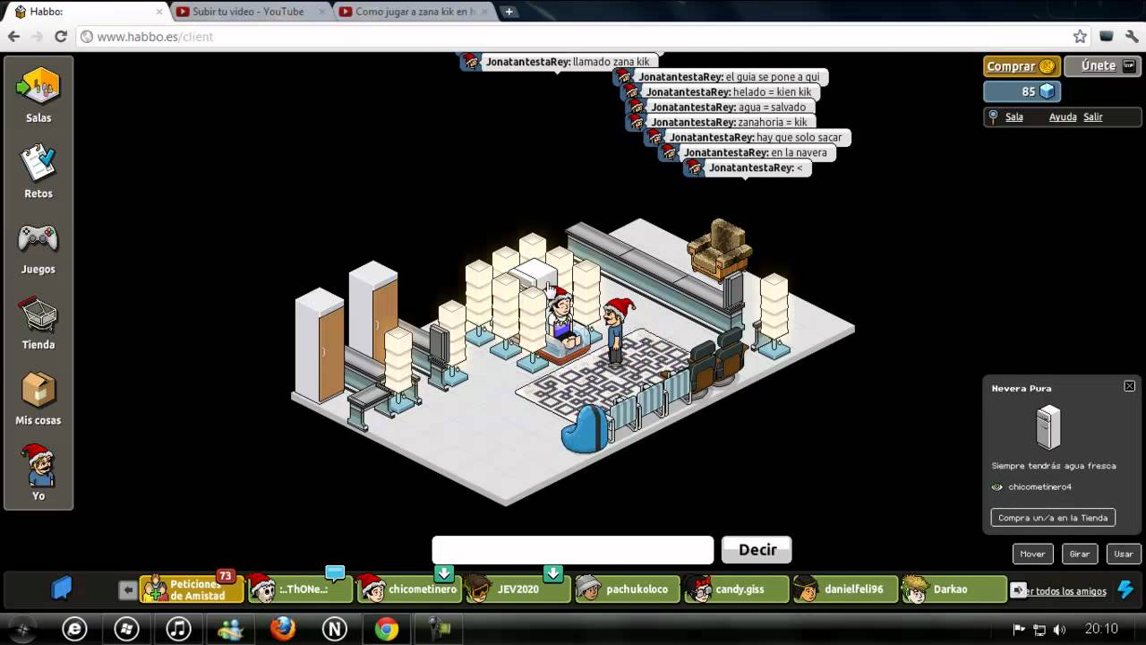 Como guiar y jugar en un castillo del terror-Habbo - YouTube