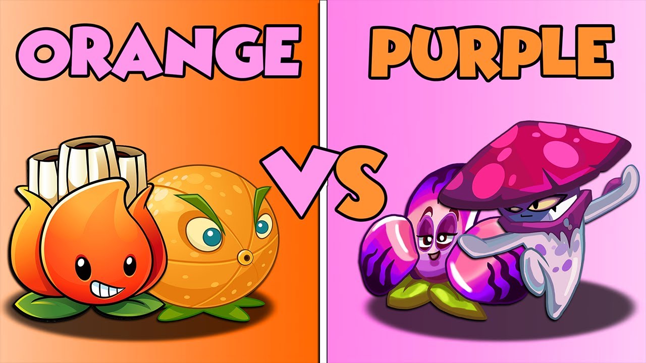 Plants vs Zombies 2 FREE vs PREMIUM - Team ORANGE vs vs Team PURPLE ...