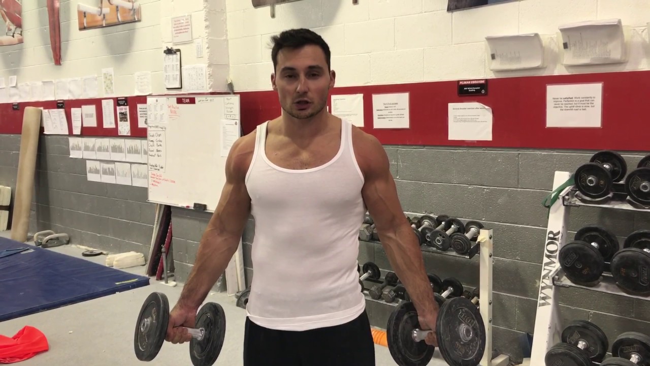 How to strengthen your Planche with dumbells - YouTube