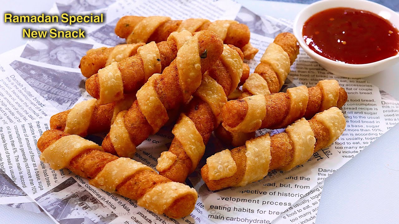 New Style Snack Recipe | Potato Finger | Samosa Snack | Ramadan Iftar ...