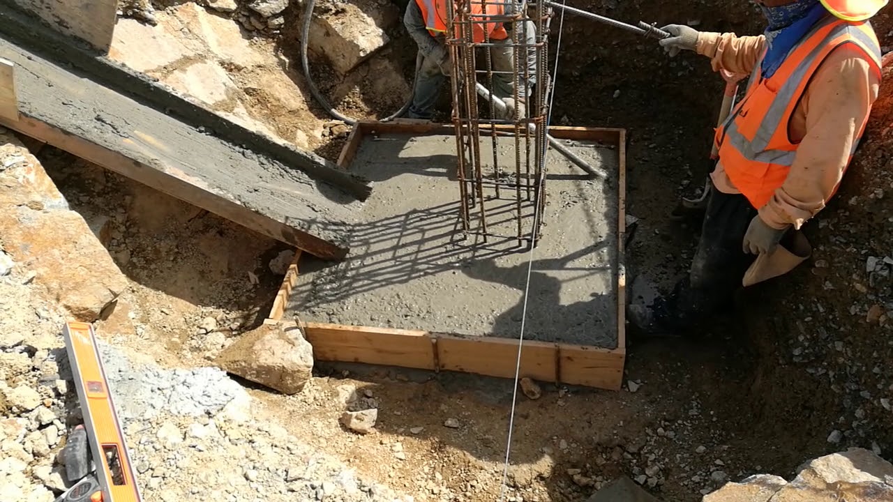 VIBRADO DE CONCRETO MANUAL - YouTube