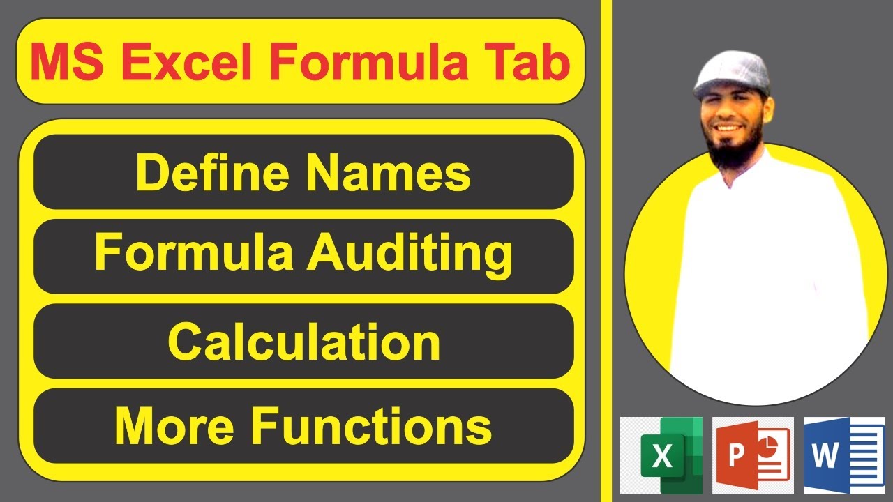 Ms Excel part # 44 | Formula tab | Excel | MS Excel Tutorial for ...
