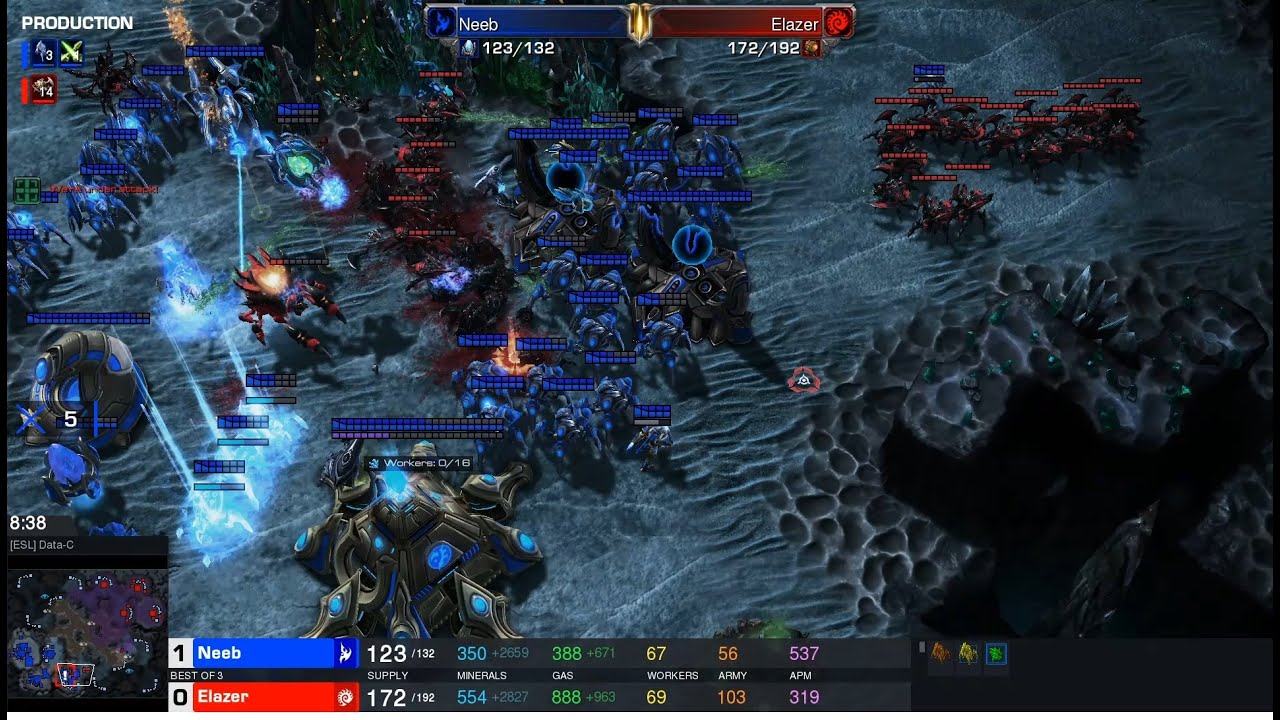 Starcraft II DreamHack Masters 2022 Valencia Jul1 Elazer(Z) v Neeb(P ...