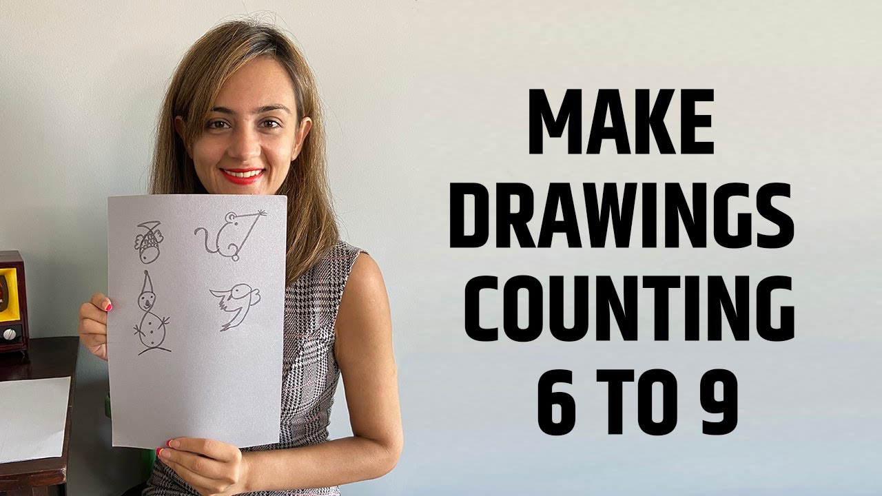 Make drawings counting 6 to 9 by Shweta Rohira - YouTube