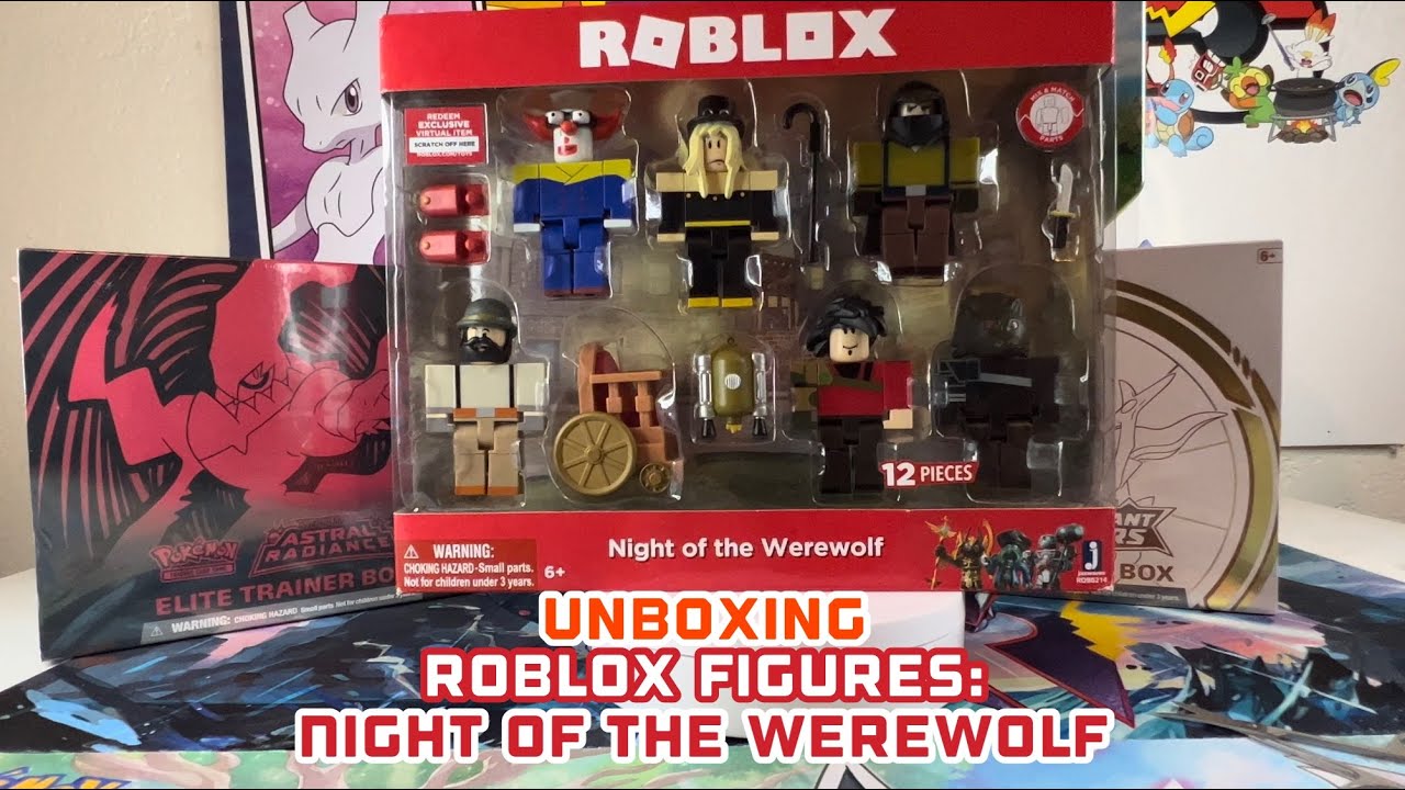 Unboxing Roblox Figures: Night of the Werewolf - YouTube