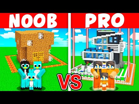 Minecraft NOOB vs PRO: SAFEST SECURITY HOUSE BUILD CHALLENGE TO PROTECT FAMILY - YouTube