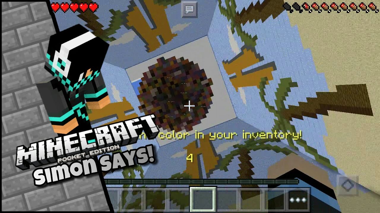 [0.12.3]Minecraft Pocket Edition: SIMON SAYS - Mini Game - ConFuSSiOn ...