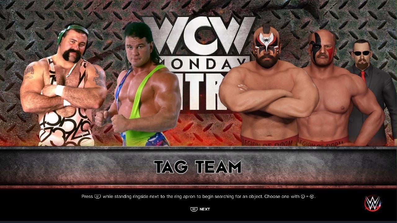 WWE 2K23 NWA Starrcade 89 Future Shock The Steiner Brothers v The Road ...