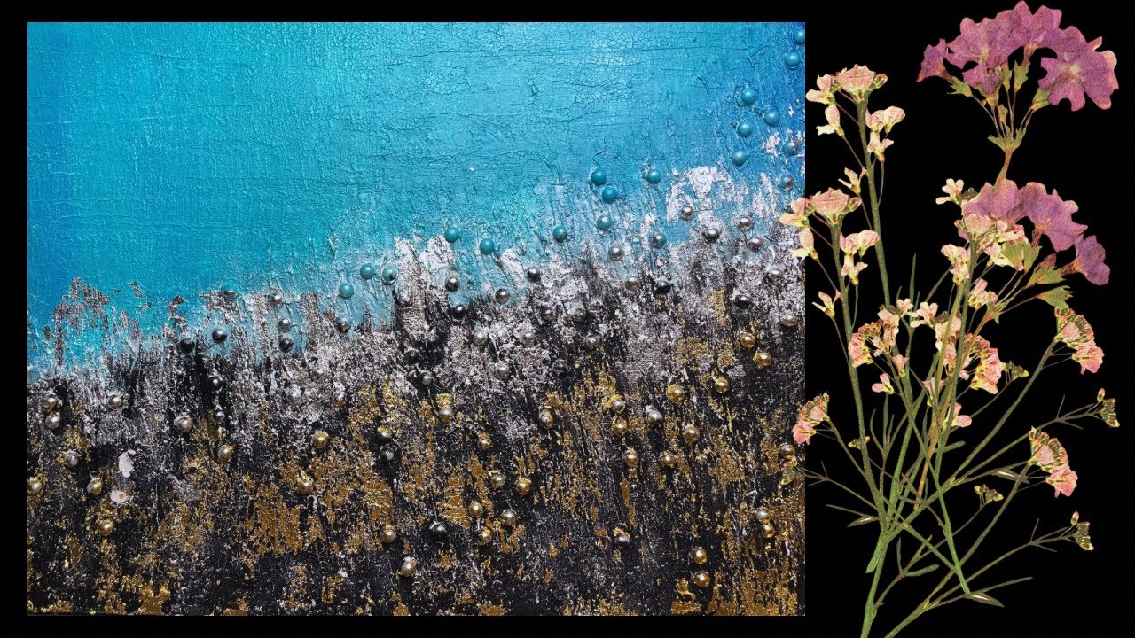 MODERN TEXTURE PAINTING - For Beginner @Abstractbysparveen - YouTube