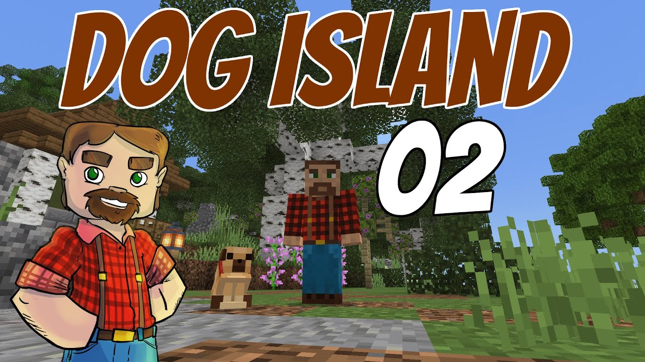 Minecraft Map: Dog Island Episode 2: The Mayor's Dog! - YouTube