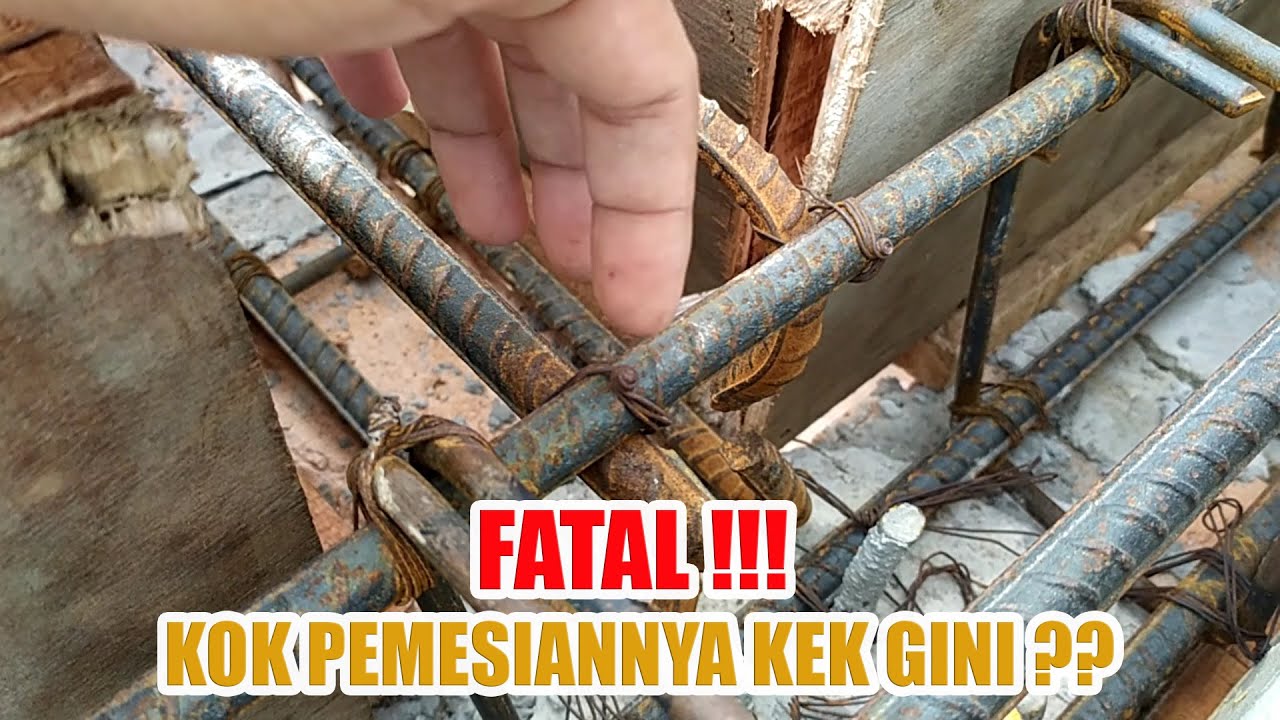 Fatal !!! Ada Temuan Pembesian Ring Balok Yang Putus - YouTube