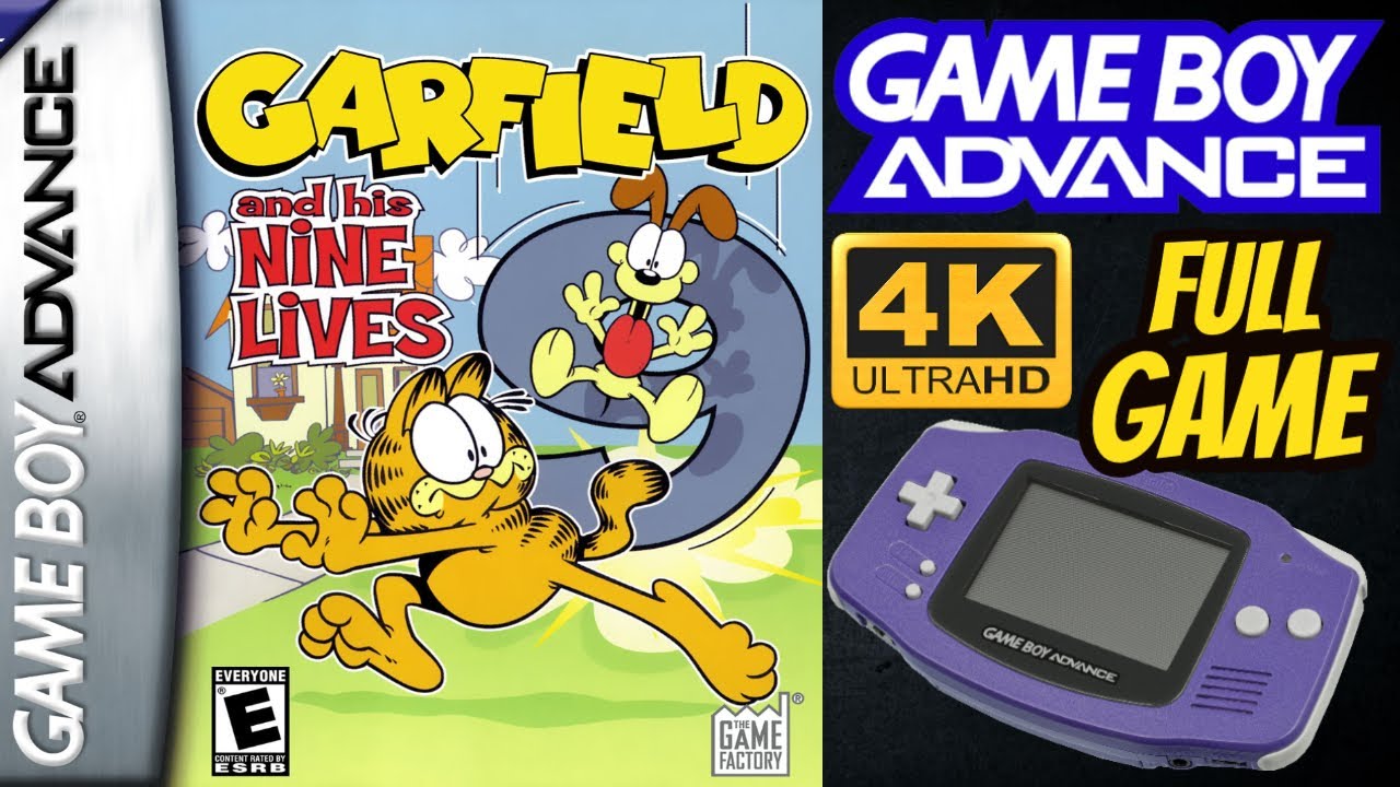 Garfield and His Nine Lives | GBA | 4K60ᶠᵖˢ UHD🔴 | Longplay Walkthrough ...