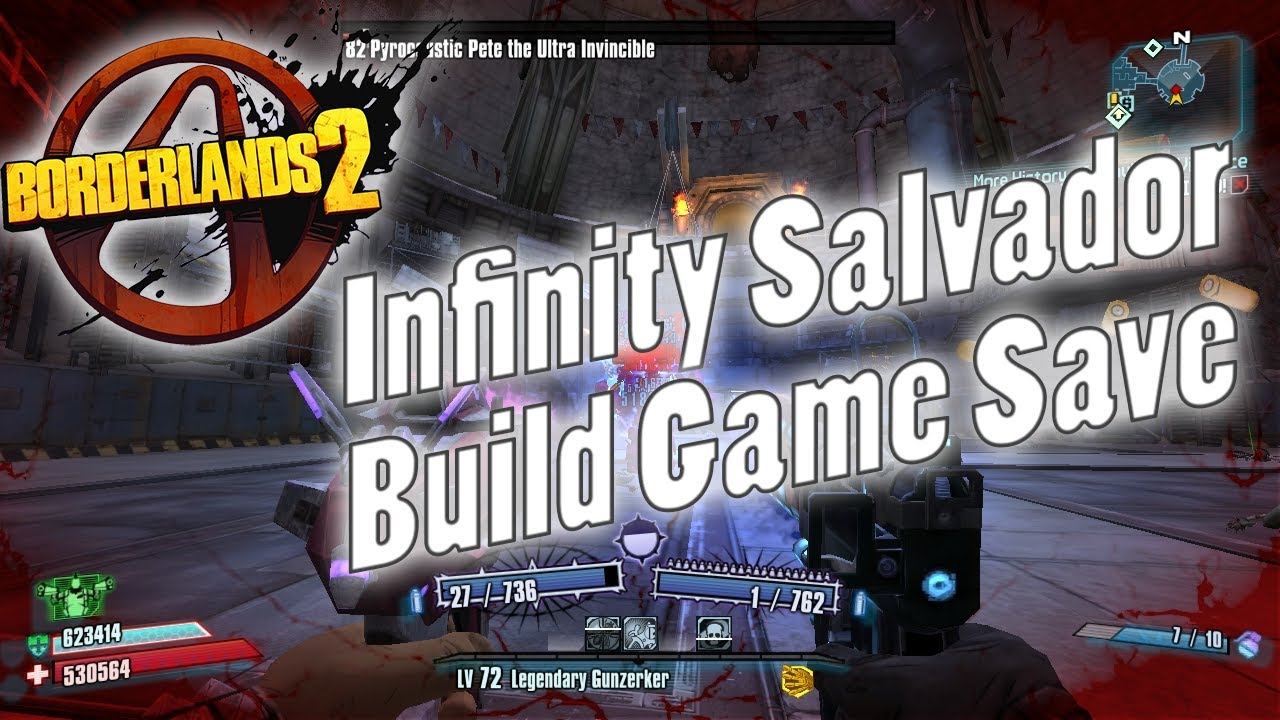 Borderlands 2 | OP8 Infinity Build Gunzerker Game Save! - YouTube