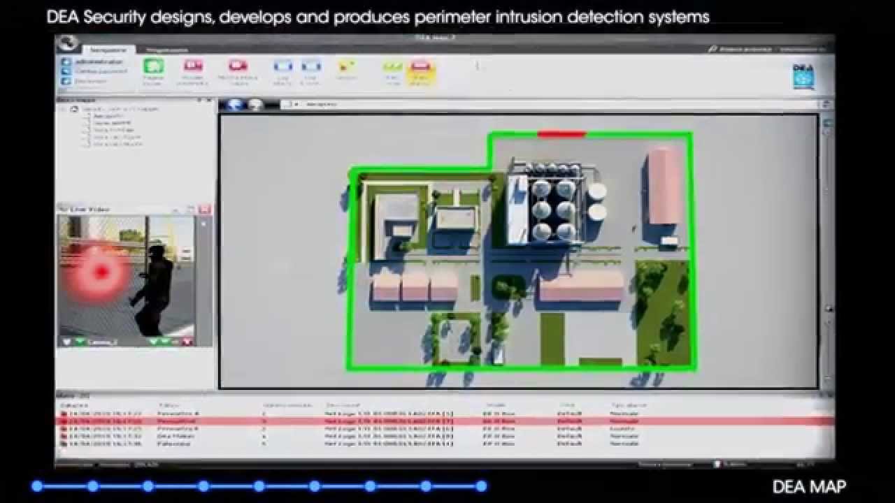 DEA Security - DEA MAP control and supervision software - YouTube