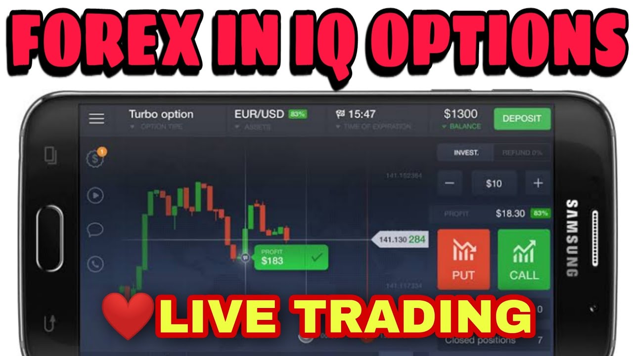 FOREX TRADING IN IQ OPTION - YouTube