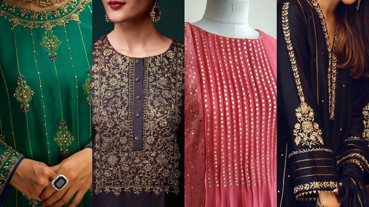 50 Top & Trending Embellished Neck Designs for Fancy Look | Demanding ...