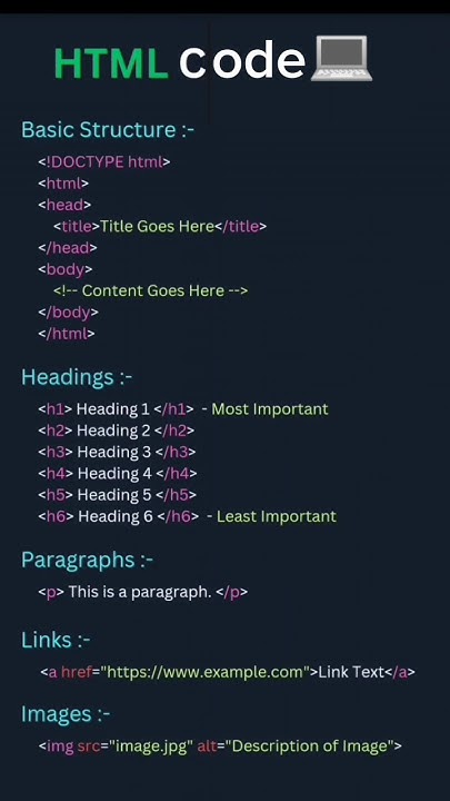 CODE-html💻💻 #trending #codinglover #newshorts #html #htmltutorial - YouTube