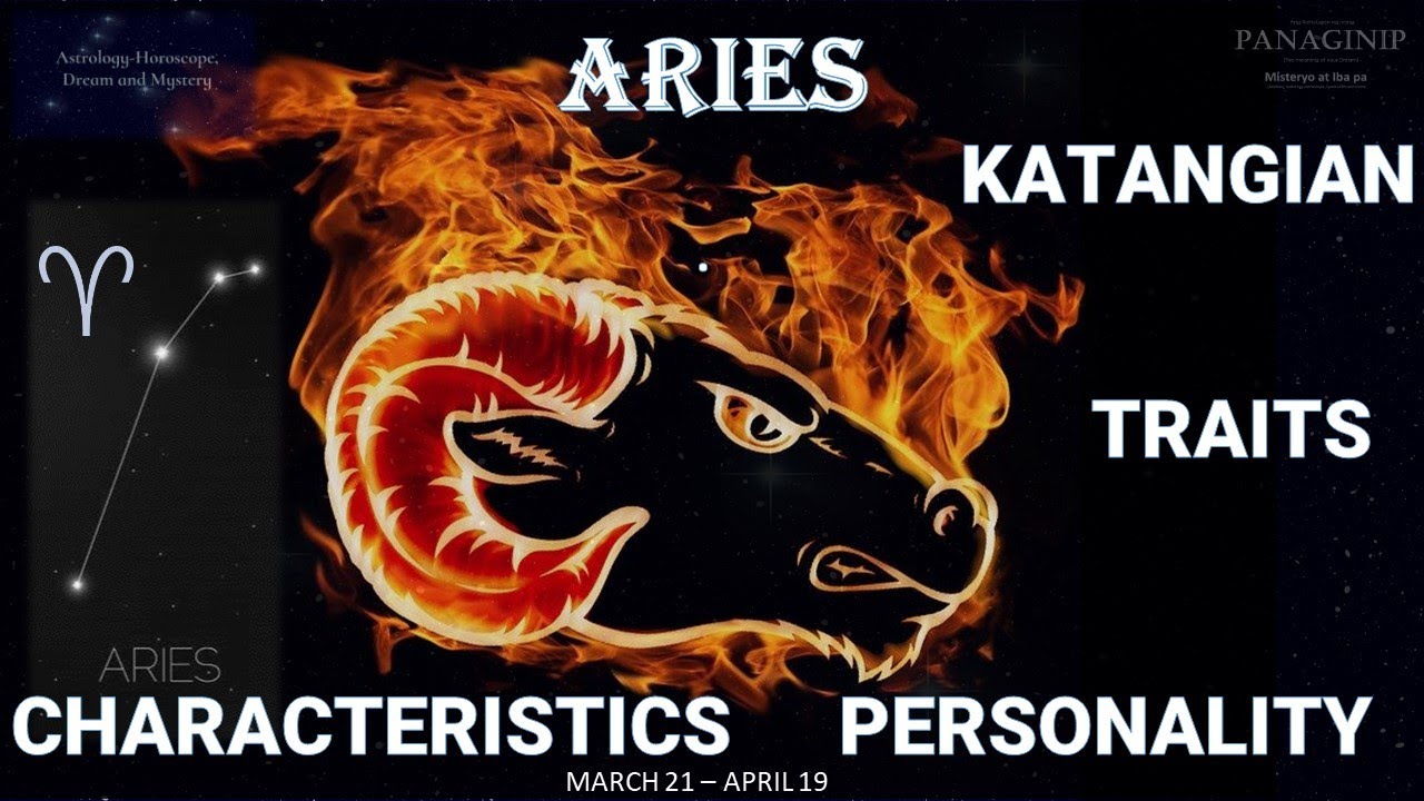 ARIES Characteristics I Katangian I Traits I Personality - Zodiac Sign ...