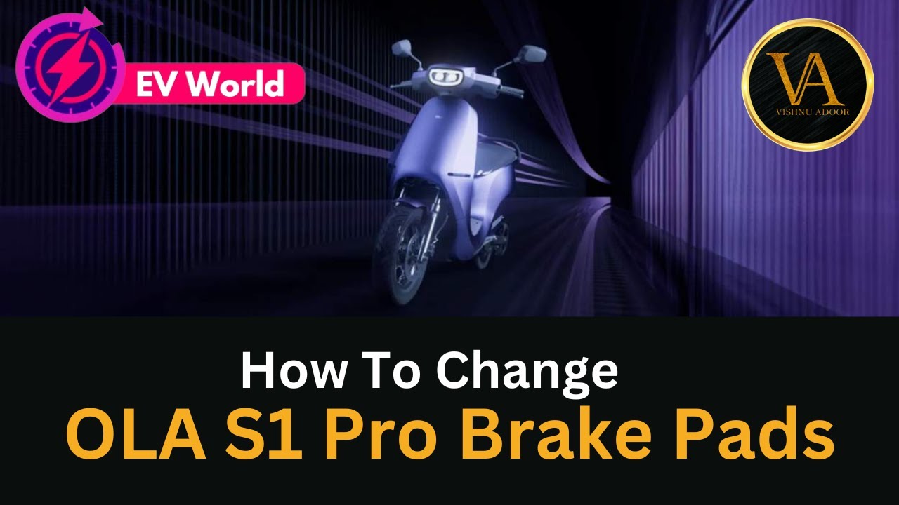 How To Change OLA S1 Pro Brake Pads - Back Side | OLA S1 , OLA S1 Pro ...