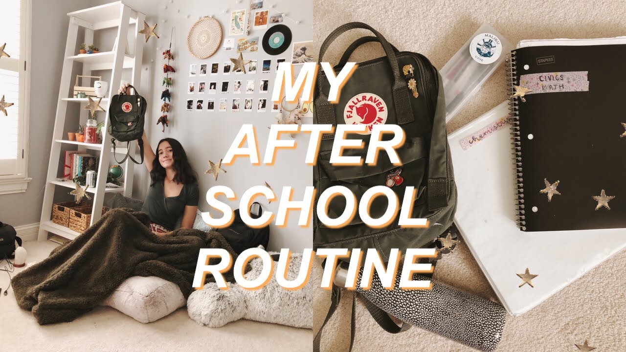my after school night routine 🍂 - YouTube