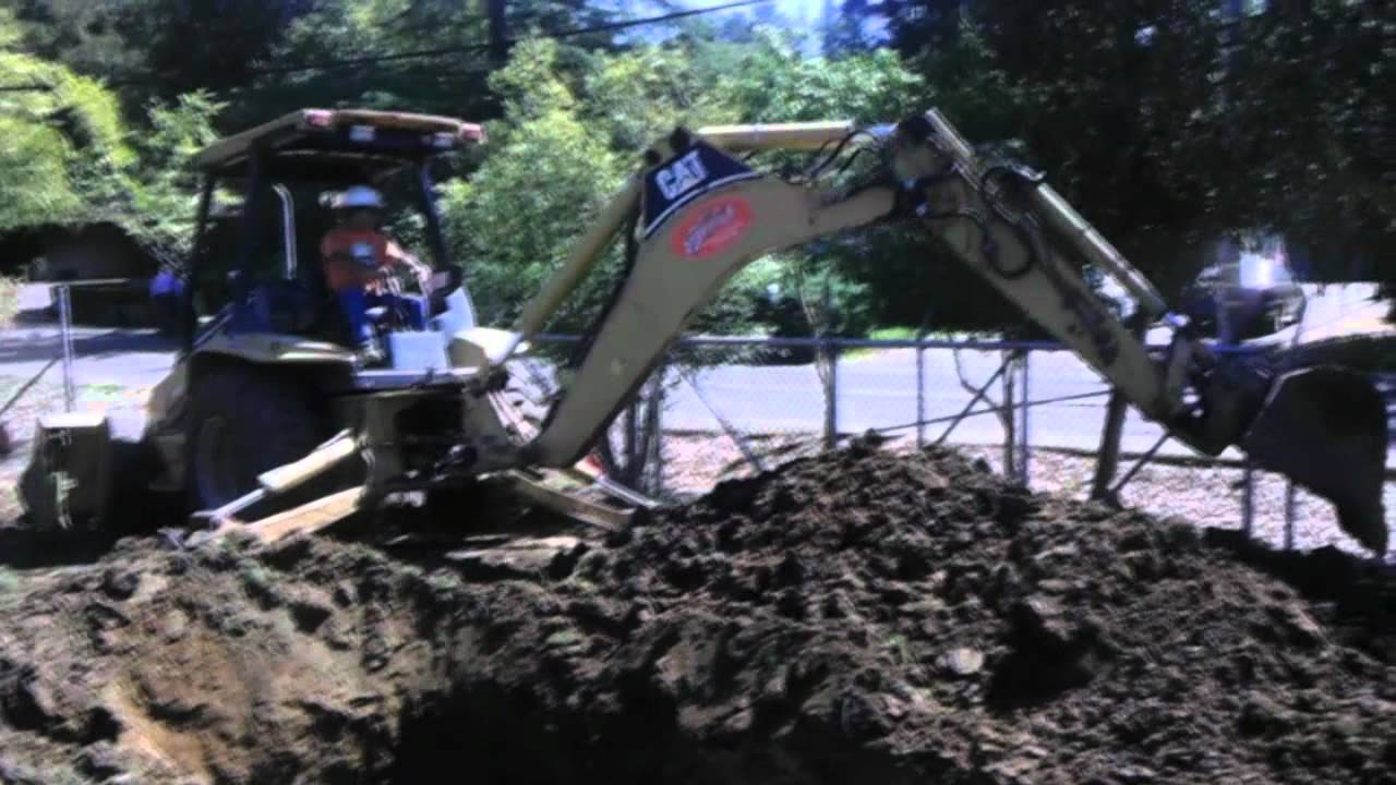 How to Set Up a BackHoe - YouTube