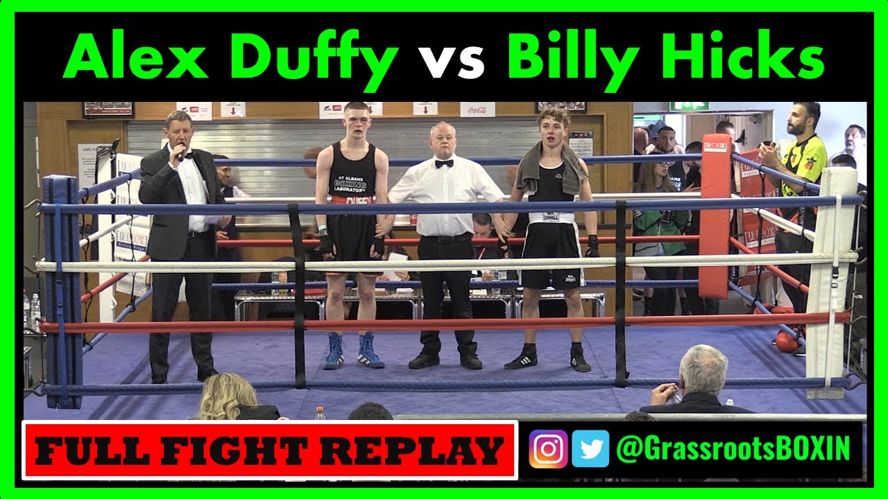 Alex Duffy vs Billy Hicks - FULL FIGHT - Guildford Amateur Boxing Show ...